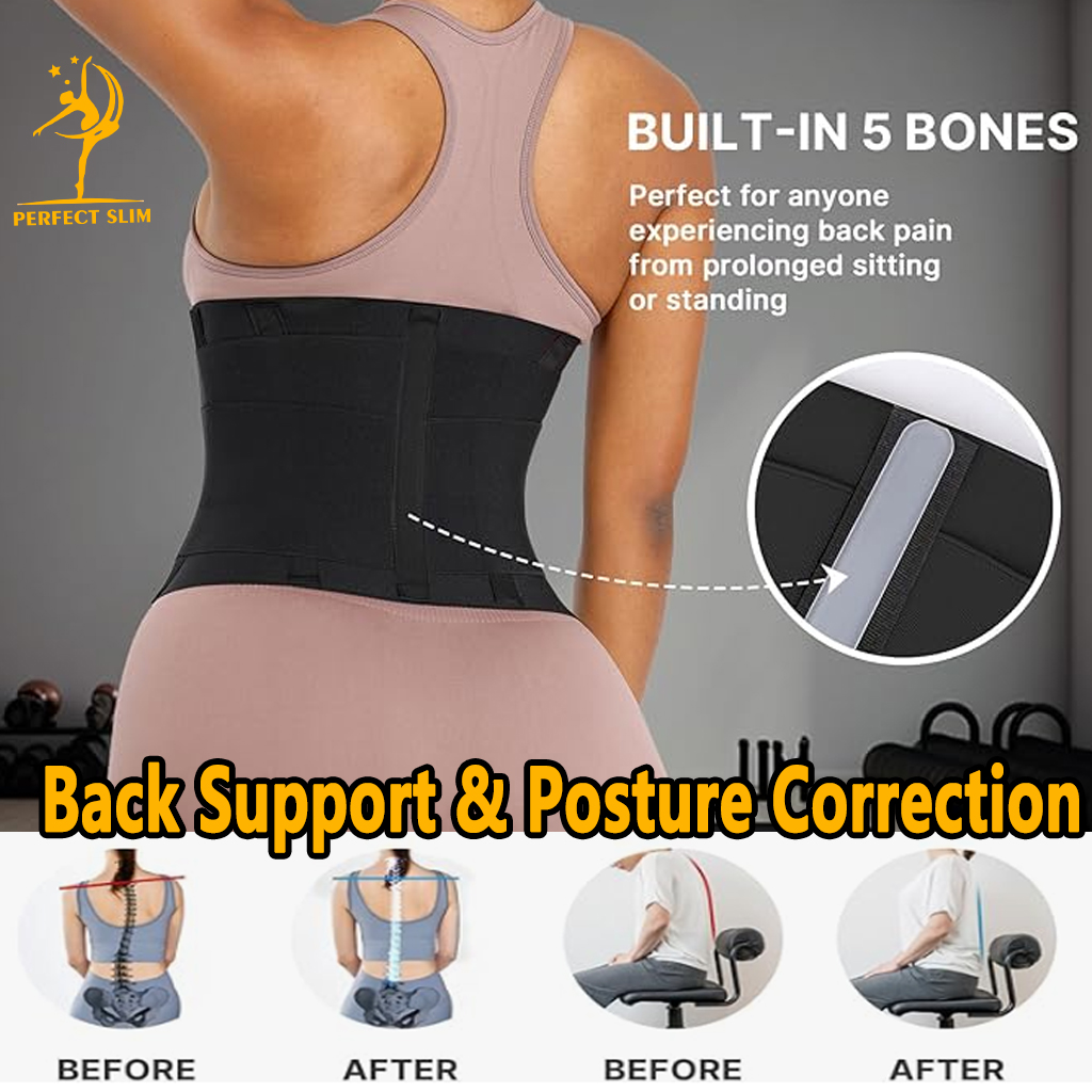 Liangyating waist trainer women men body shaper Tummy Control corset ...