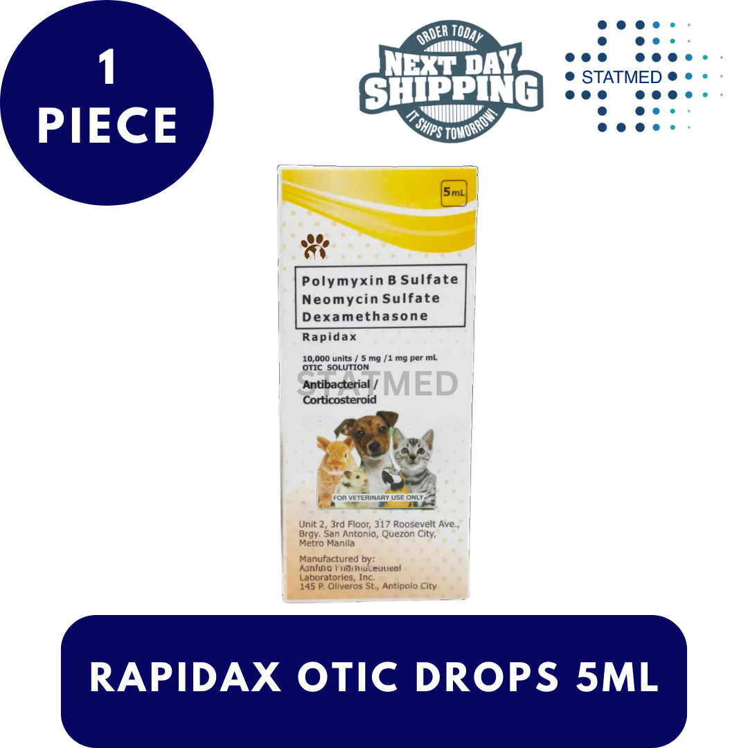 Rapidax Ear Drops 5mL for Pets & Humns | Shopee Philippines