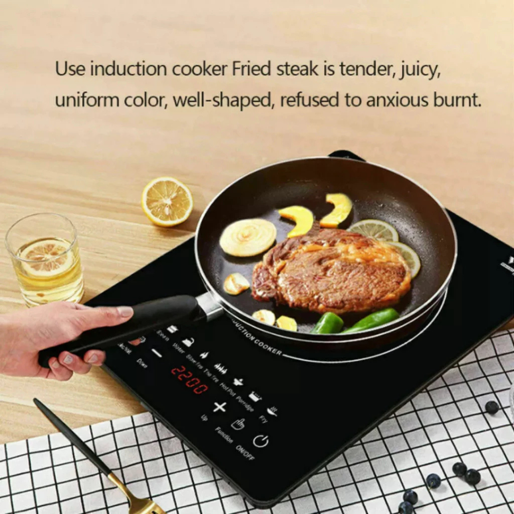 (7.7 BIG PROMO) Midea ET-220 Ceramic Induction Cooker Digital Display ...