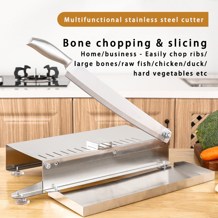 Stainless Steel Meat Slicer Manual Frozen Meat Slicer Chopped Chicken ...