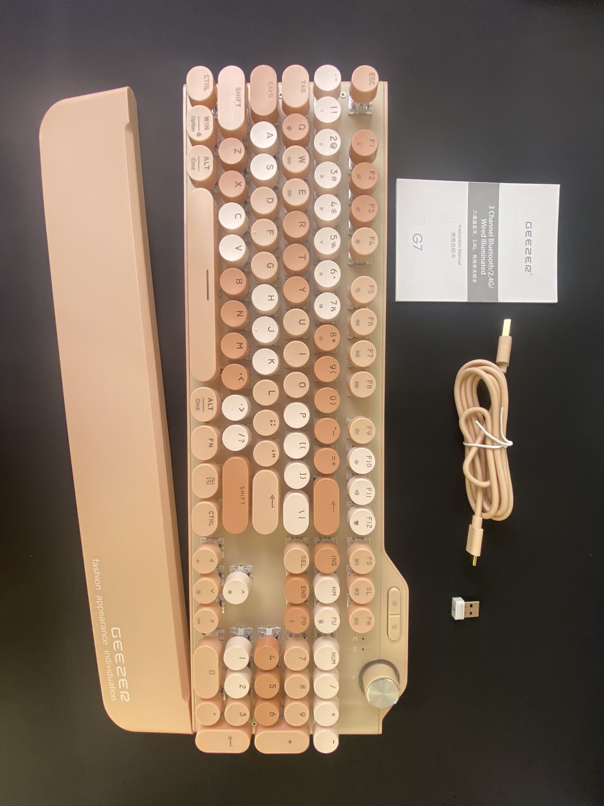 MOFII GEEZER G7 Wireless/Wired Bluetooth 3-mode Rechargeable Mechanical ...