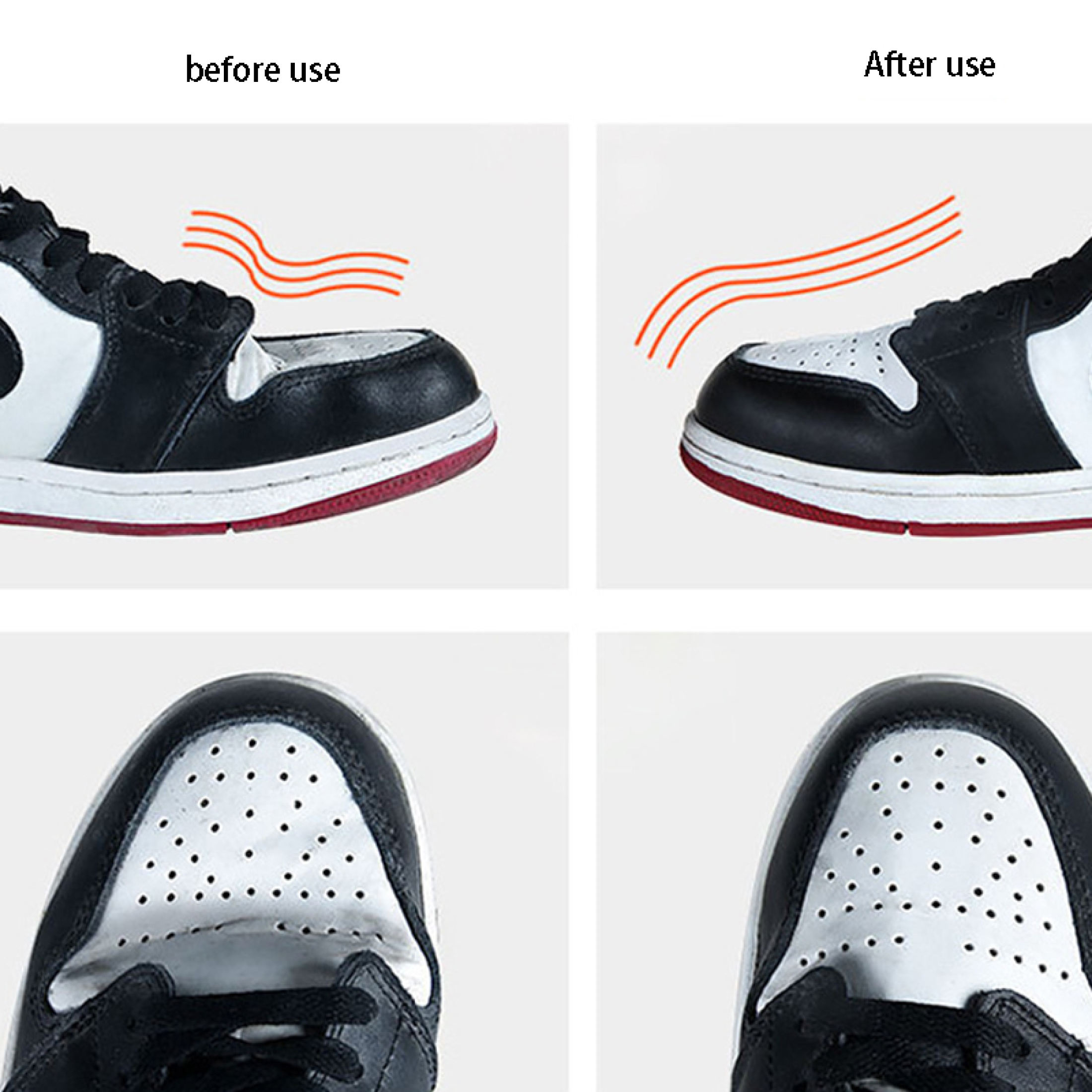 1 Pair Shoe Shield for Sneakers Shoe Guard Crease Protector Anti Crease ...