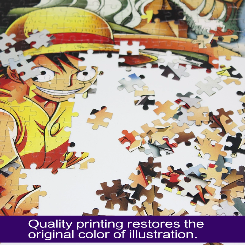 1000Pcs Anime Jigsaw Puzzle One Piece Anime Puzzle High Definition Jig ...