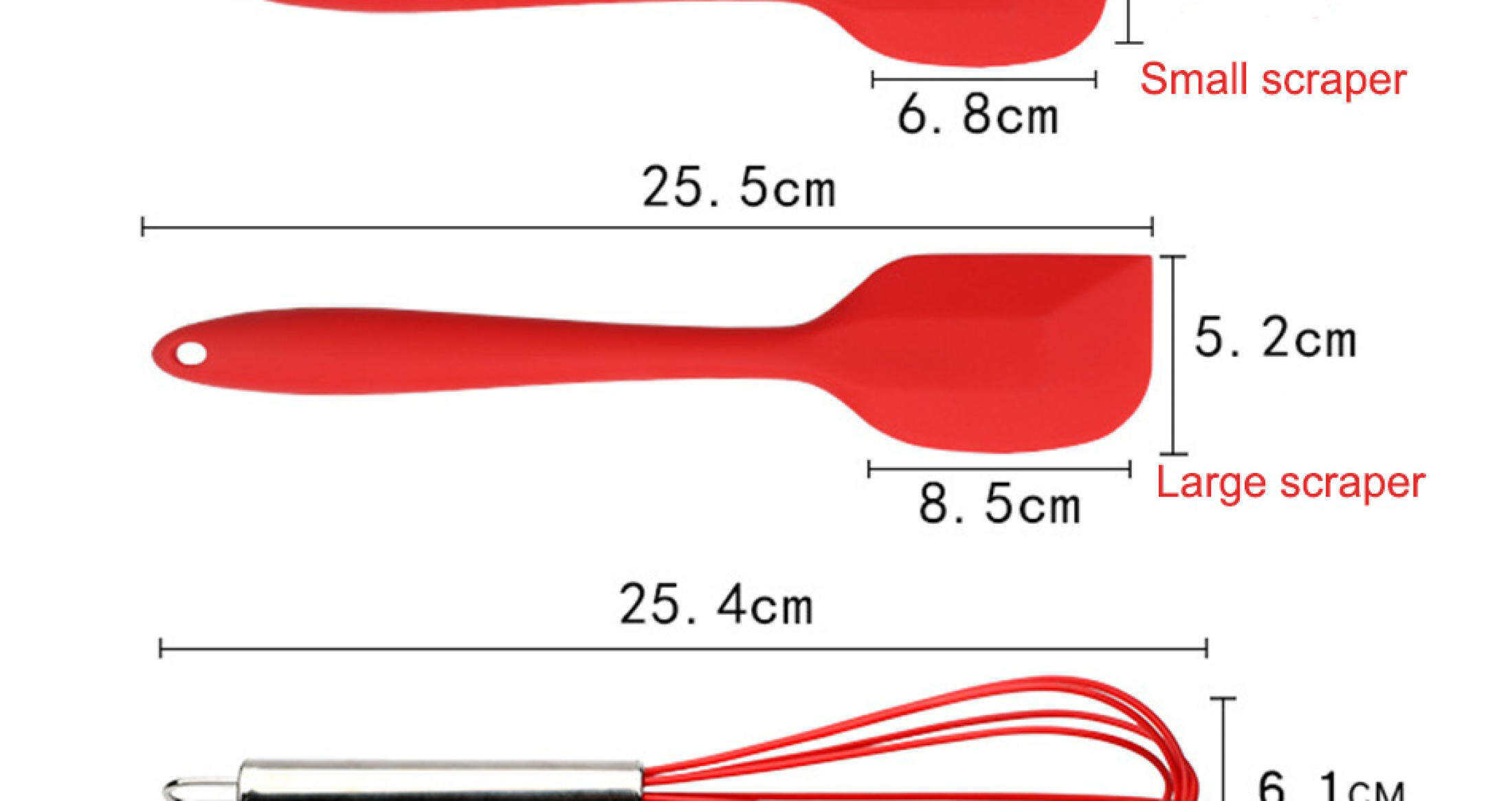 Set Senduk Dapur Silikon 5 pcs-kitchen tool silicone cookware 5 baking ...