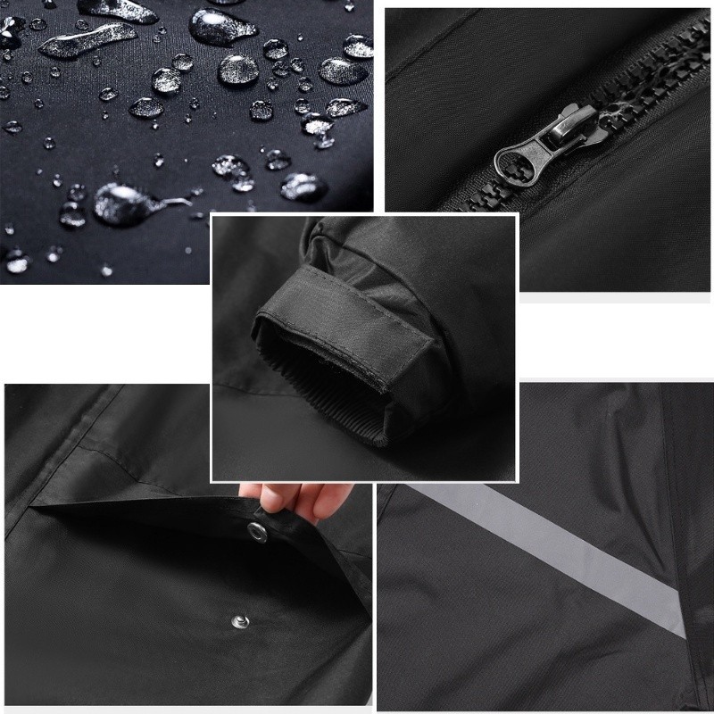 High Quality Raincoat Makapal Motorcycle Bicycle Kapote with reflector ...