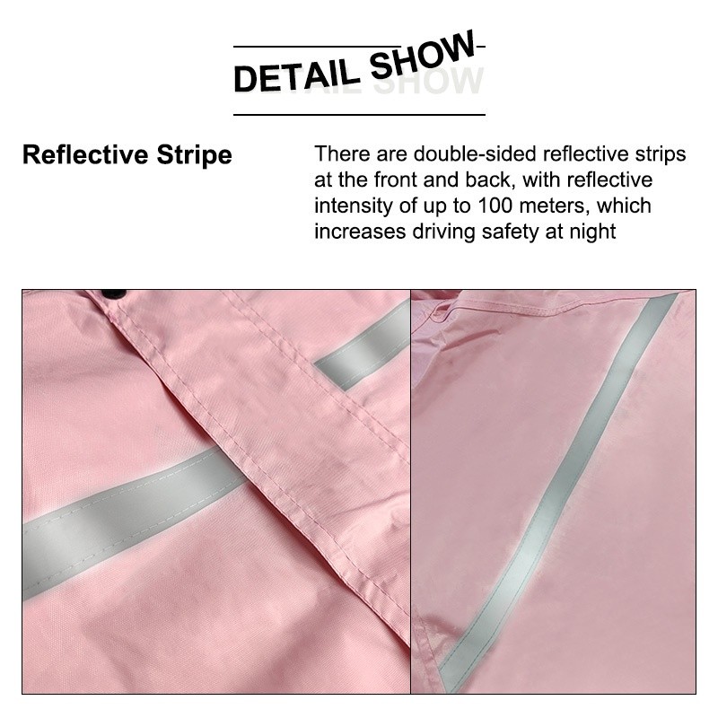 High Quality Raincoat Makapal Motorcycle Bicycle Kapote with reflector ...