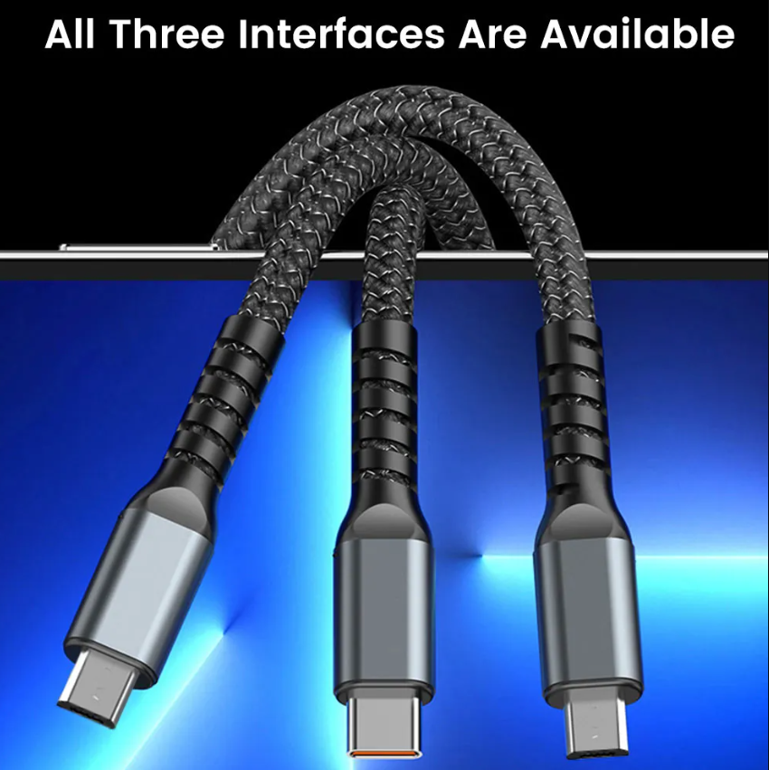 TDA-218 100W Ultra-fast Charging Line Digital Multi-function Three-in ...
