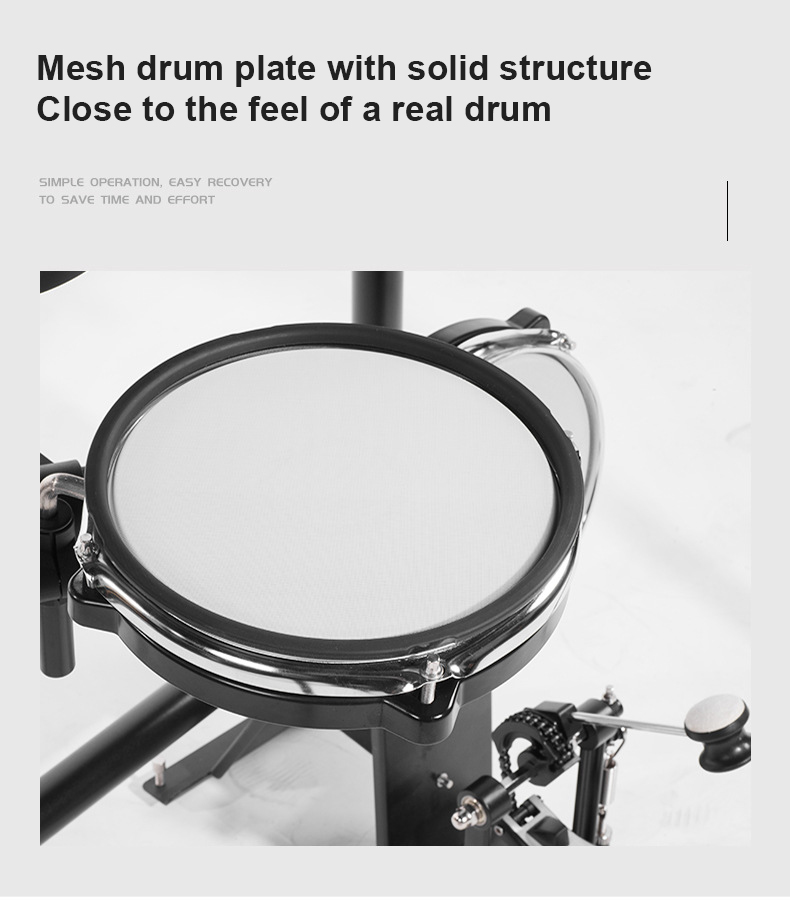 Independent bottom drum+Hammer 8-inch drum face portable electronic ...