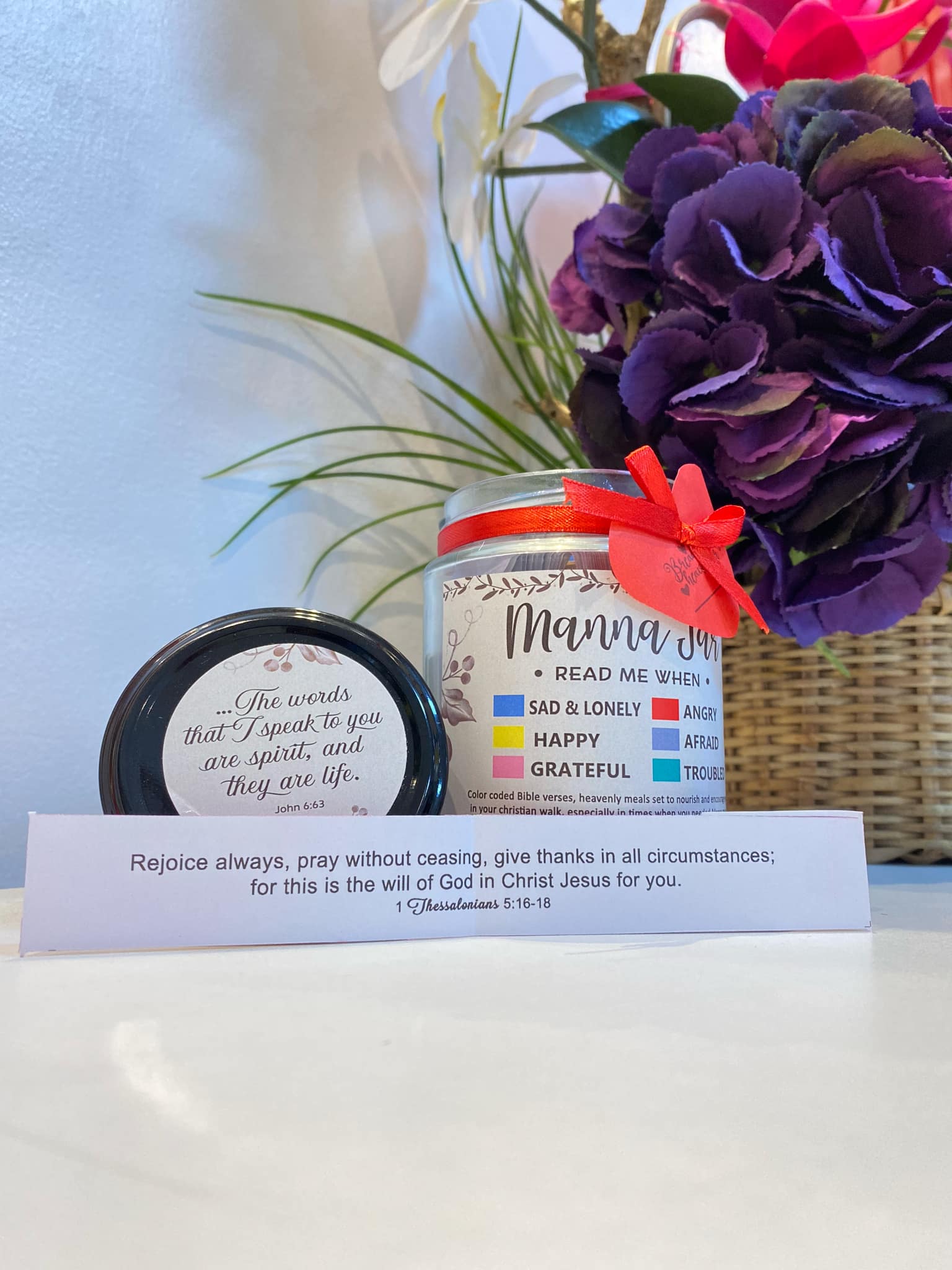 PCBS MANNA JAR (THE WORDS THAT I SPEAK TO YOU ARE SPIRIT AND THEY ARE ...