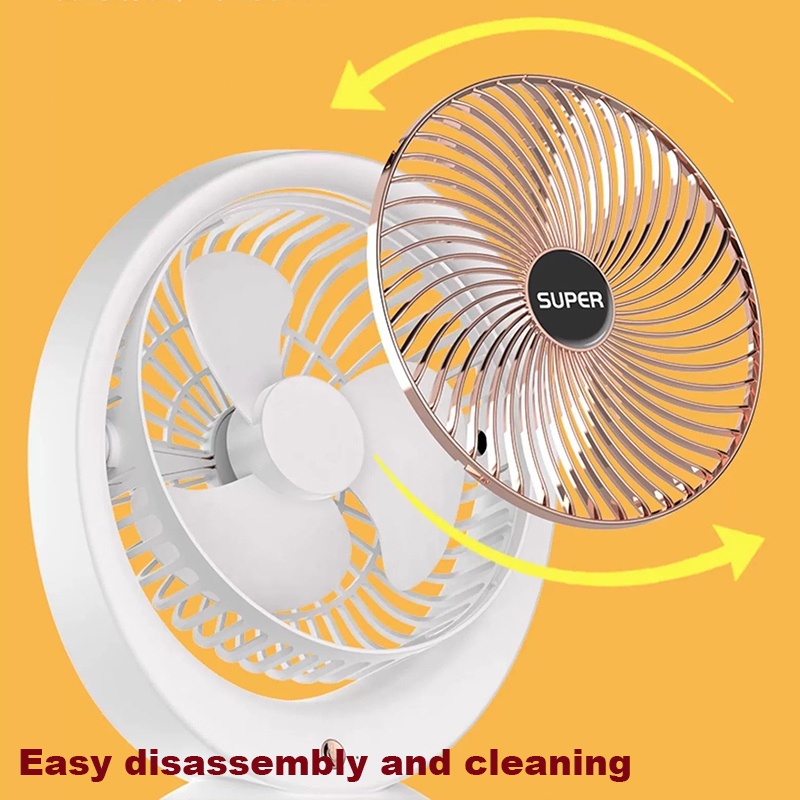 Electric fan rechargeable firefly desktop fan usb electric fan with ...