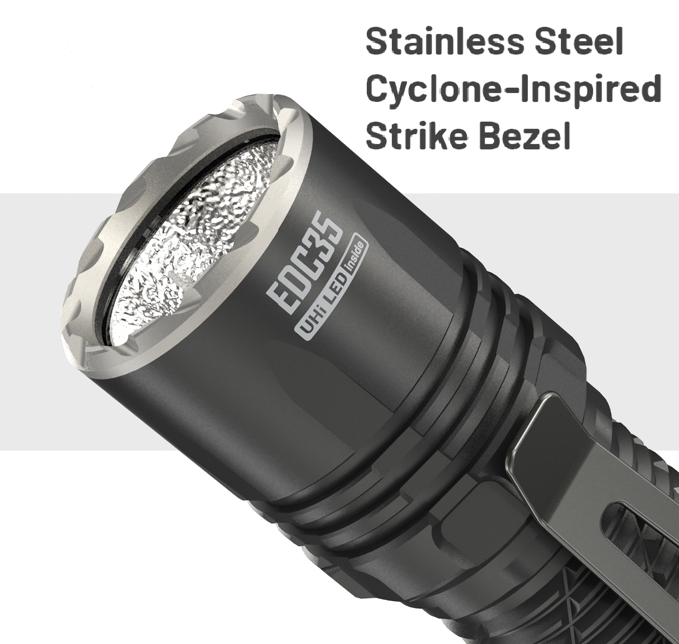 Nitecore EDC35 Flashlight with Lumin Shield - 5000 Lumens - USB-C Rechargeable - 550m beam ...