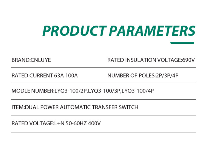 2P Din Rail ATS for PV and inverter DualPower AutomaticTransfer ...