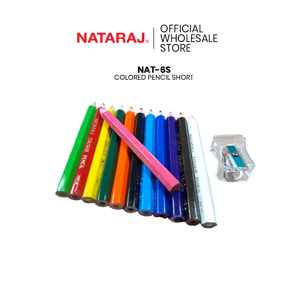 Nataraj | 144 sets Colored Pencils 12's Short (NAT-6S) | Shopee Philippines