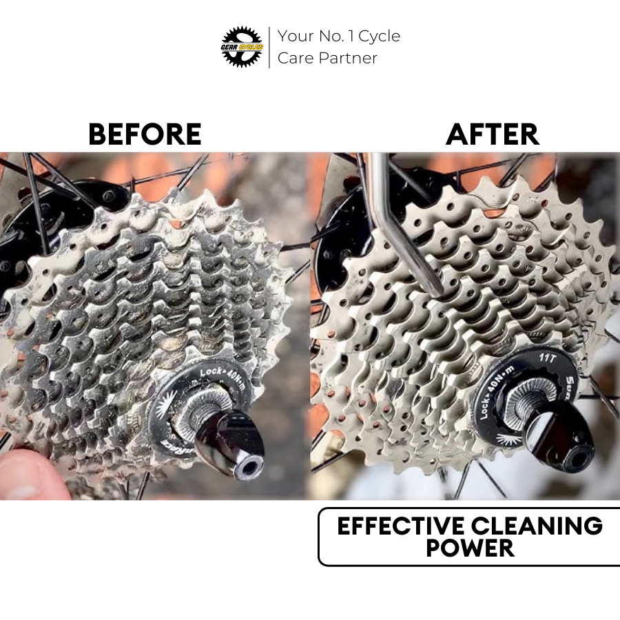 Gear Cycles Drivetrain Degreaser Refill 1 Liter Chain Cassette Cogs Sprocket RD Cleaner Grease ...