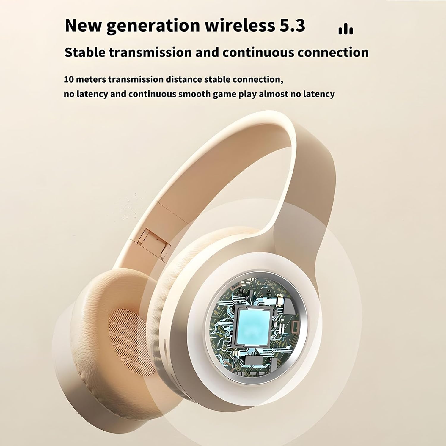 NEXA Bluetooth 5.3 Esports Headphones Premium Foldable Design with ...