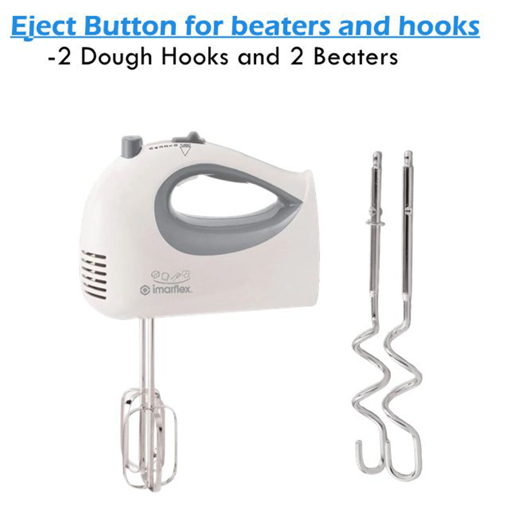 Imarflex Imx-250 Portable Electric Hand Mixer 250W -White | Shopee ...