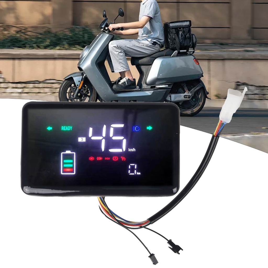 Universal EBike LCD Display Speedometer Screen 48-72v instrument For ...
