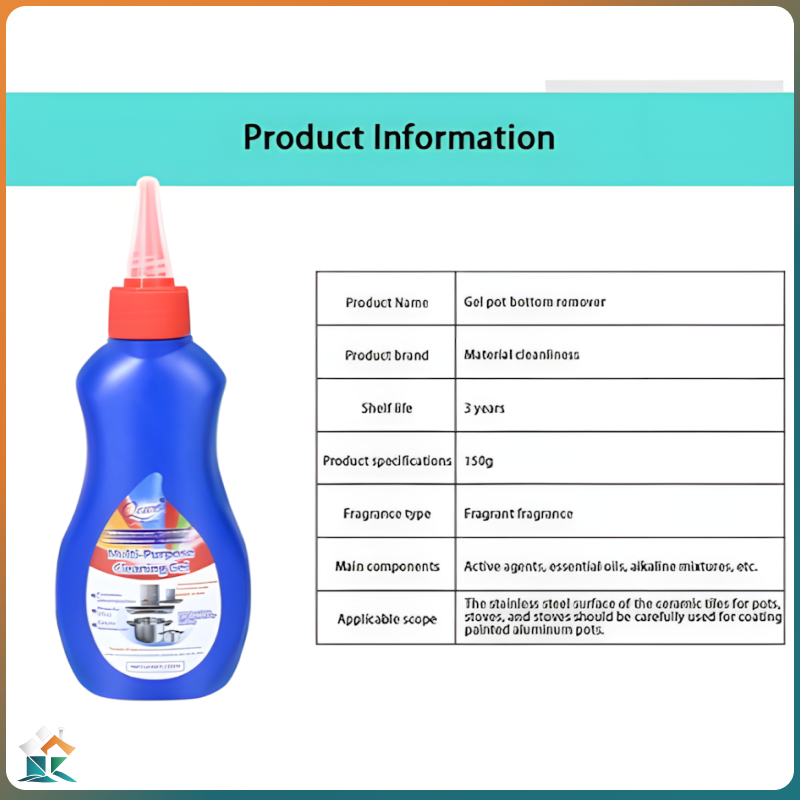 Qewe 2 Bottle Black Remover Bottom Of The Pot Black Scale Cleaner Pot ...