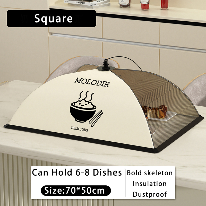Foldable Anti-Insect Kitchen Food Cover Washable Mesh Collapsible Pop ...