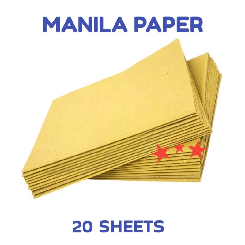 Manila Paper Whole Folded 90cm x 120cm 20sheets For Practice Paper ...