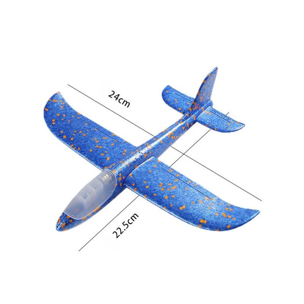 Kids Aircraft Battle Airplane Glider Flight Plastic Toy Flying Gliding ...