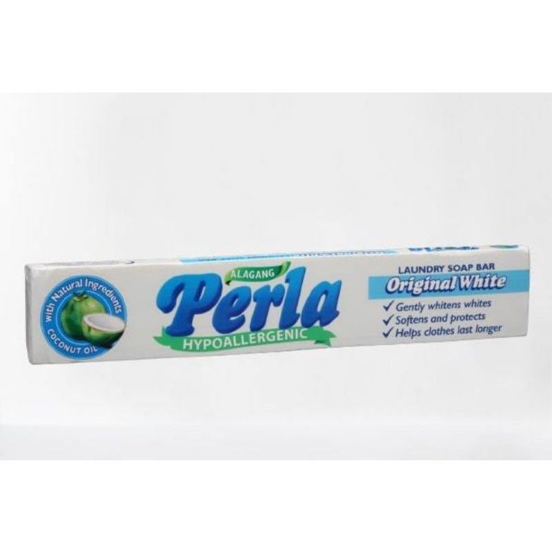 Perla Hypoallergenic Laundry Bar Soap with Coconut Oil 380g | Shopee ...