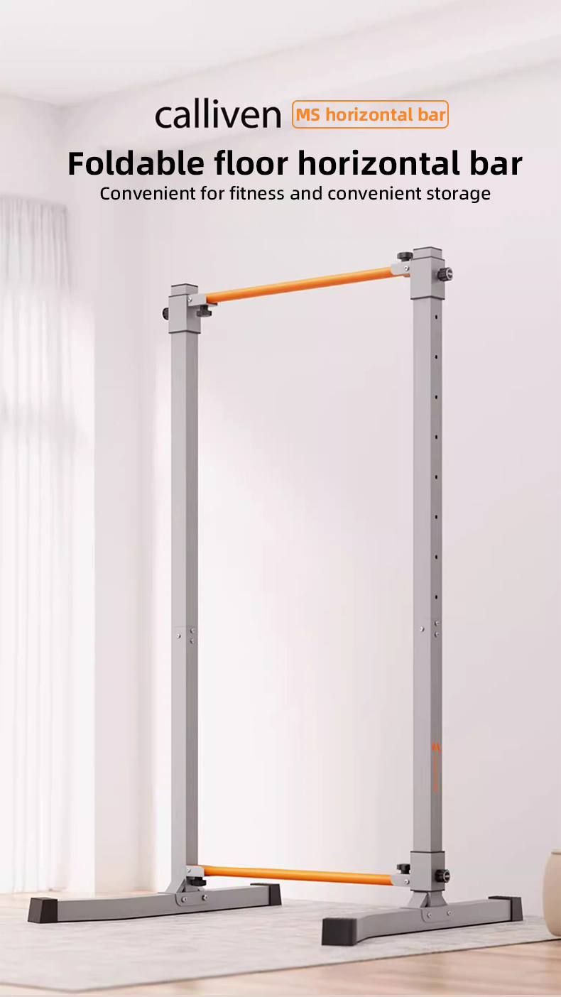 Calliven Folding horizontal bar Pull-up bar Indoor floor-standing horizontal bar rack home ...