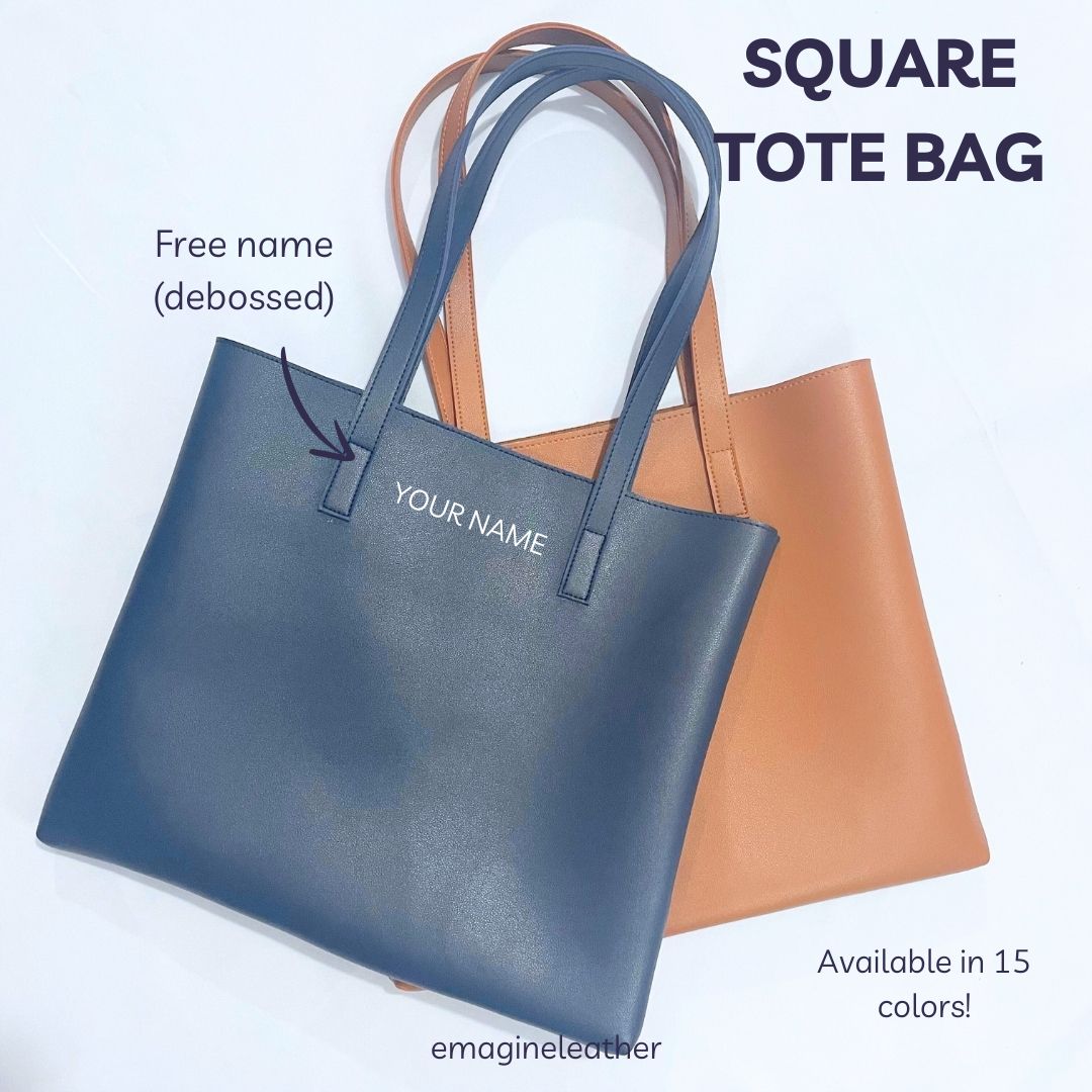 Personalized Square Tote Bag by E-MAGINE (FREE NAME) PRE-ORDER | Shopee ...