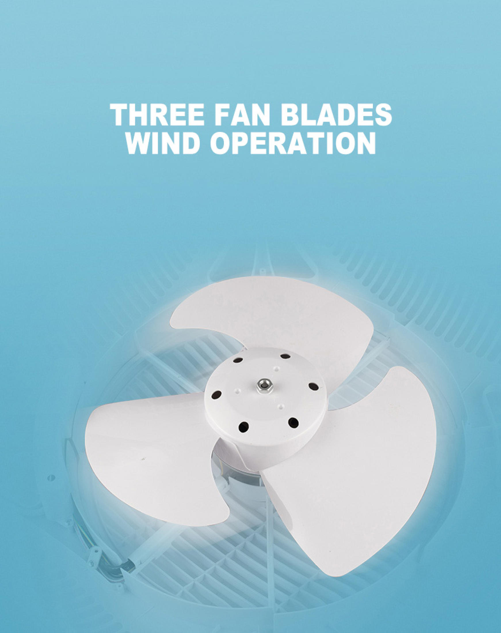 3-Blade DC Inverter Ceiling Fan 220V | Silent Remote Control with 3 ...