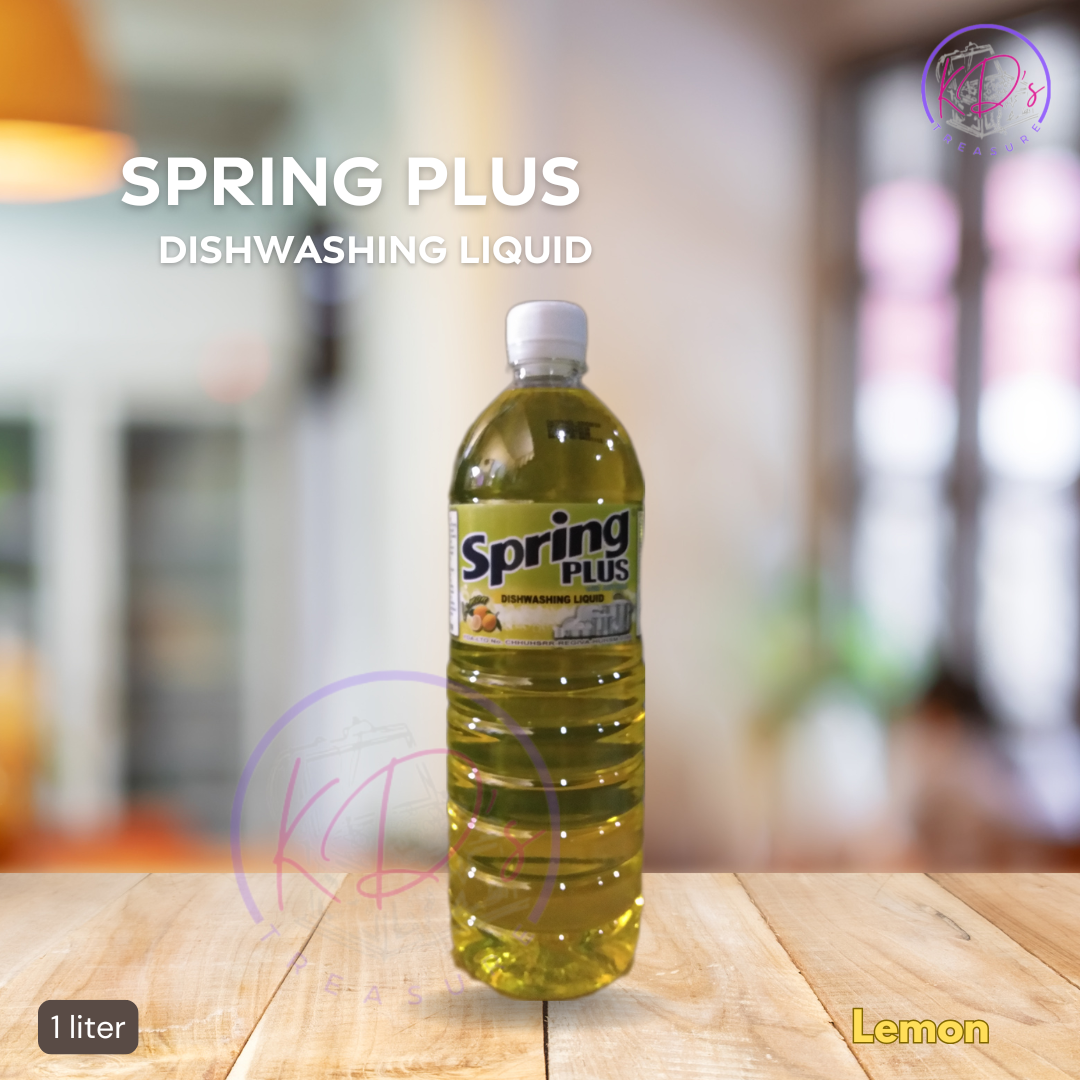 SPRING PLUS Dishwashing Liquid Pet bottle 1 Liter | Shopee Philippines