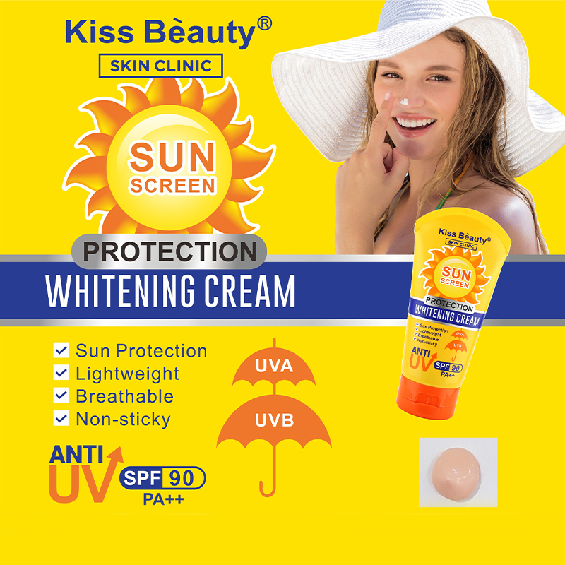 FDA Approved KISS BEAUTY NEW Vitamins sunscreen cream UV plus high ...