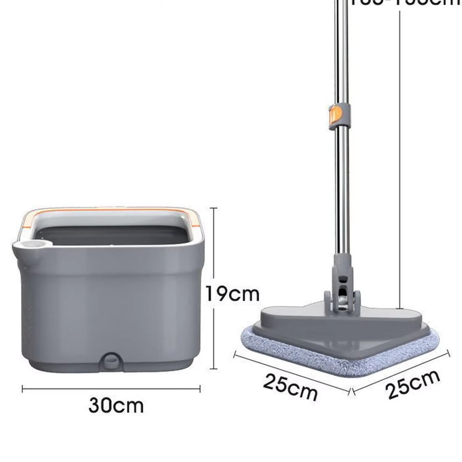 Flat Mop Bucket mop Self Wash Spin Mop with Bucket 360 Rotating Mop ...