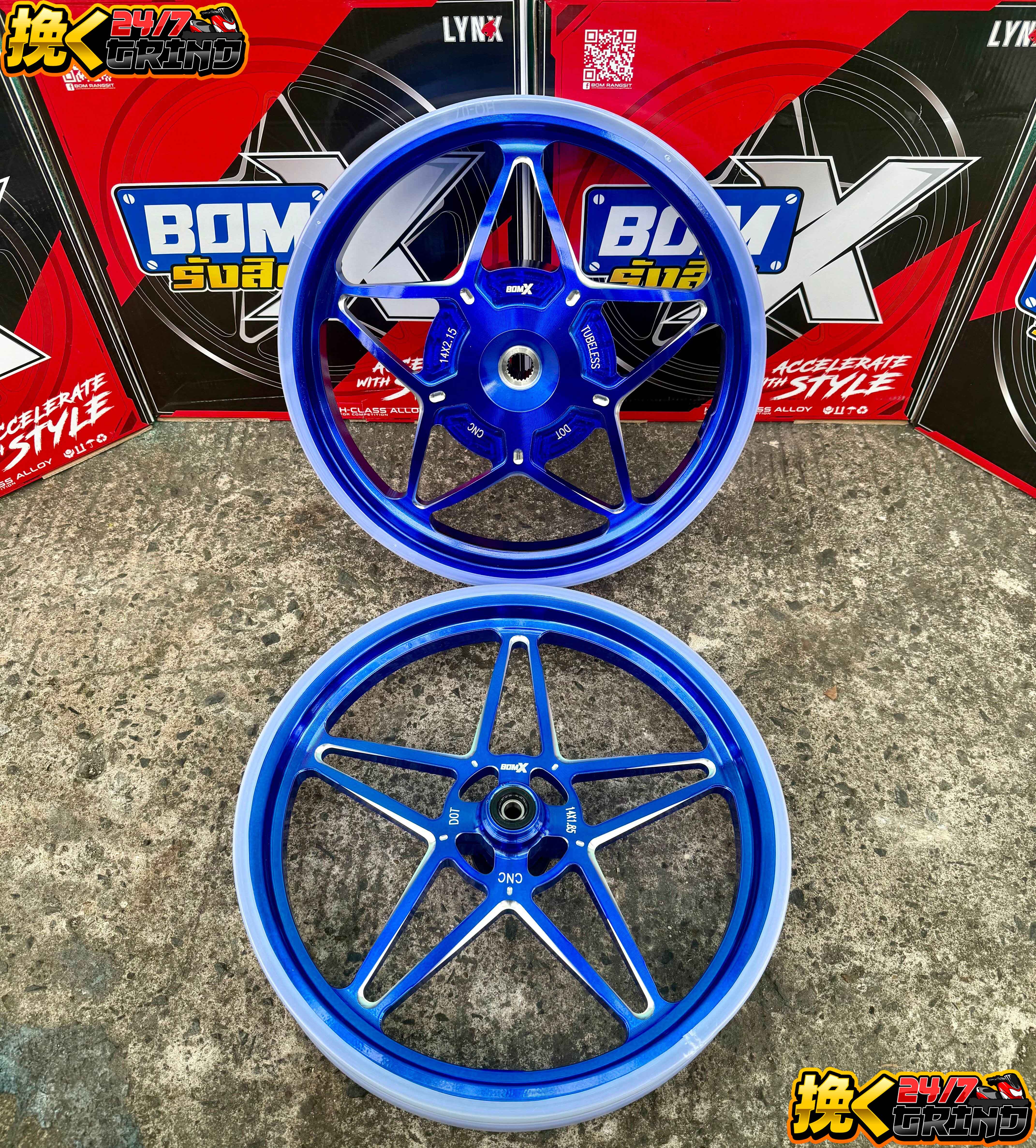 BOM RANGSIT MAGS STAR For Click 125 / 150 v1 v2 v3 (5 Spokes) | Shopee ...