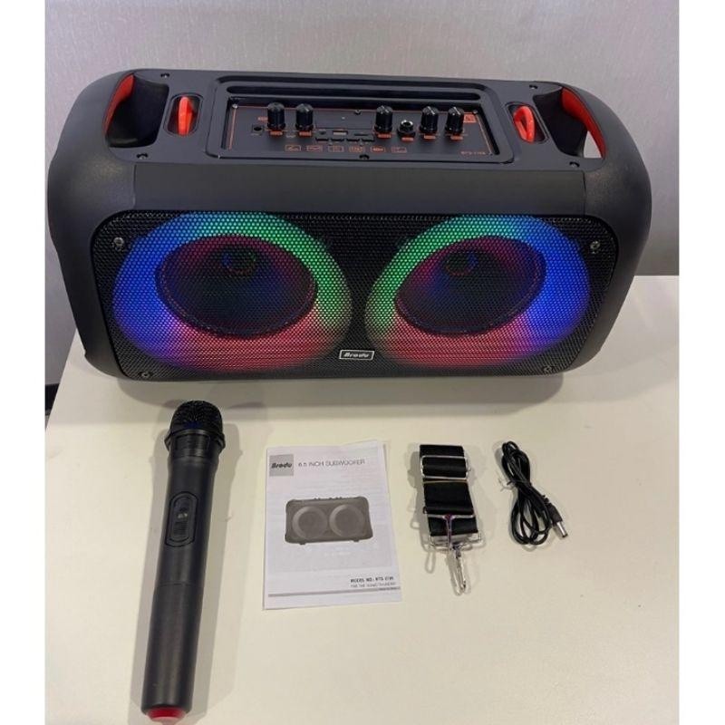 BTS-1709 brudo subwoofer Bluetooth 5.3 Karaoke Speaker with free ...