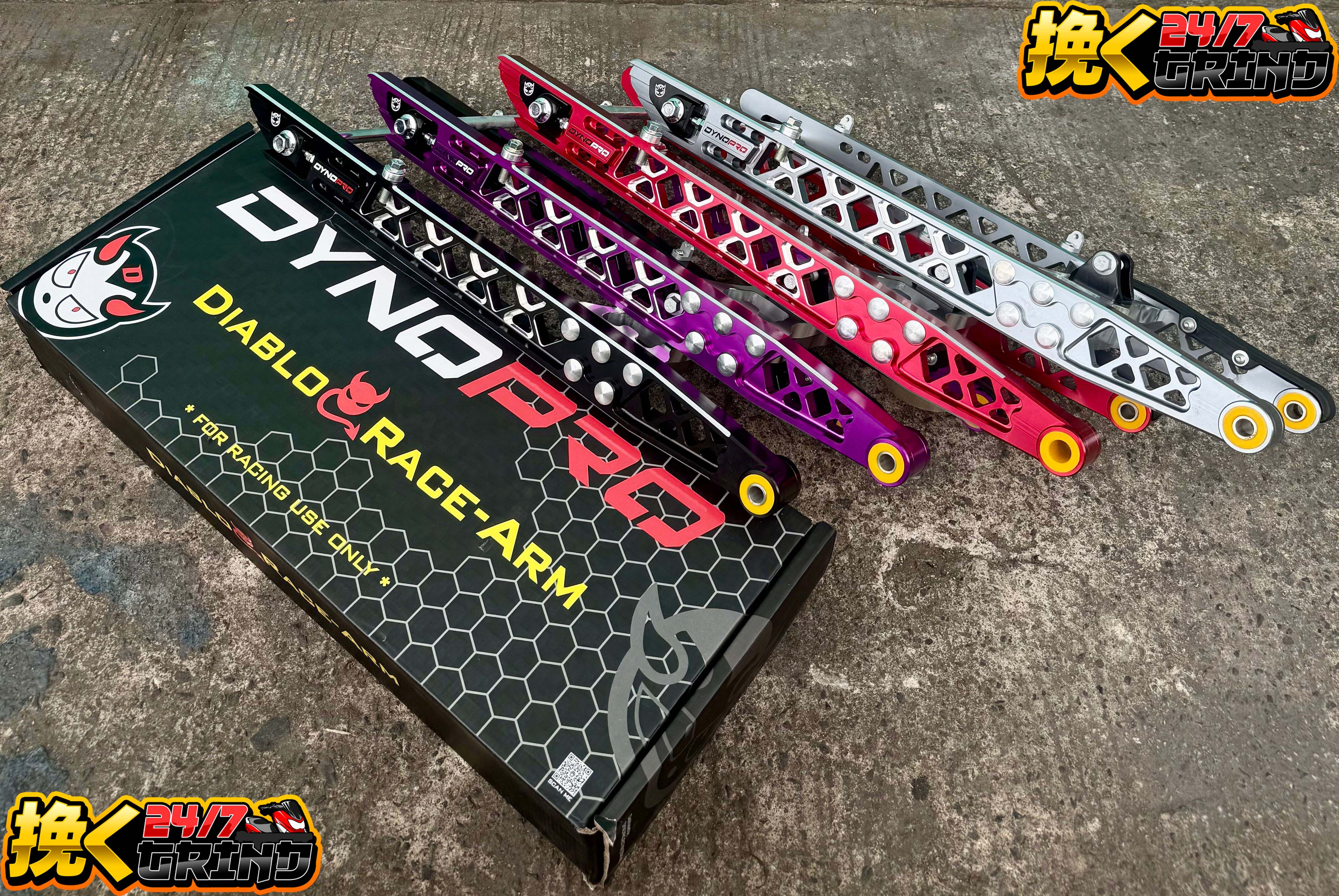 DYNO PRO CNC Swing Arm +2 PRO 3 For Sniper 150 / Sniper 155 Malaysian ...