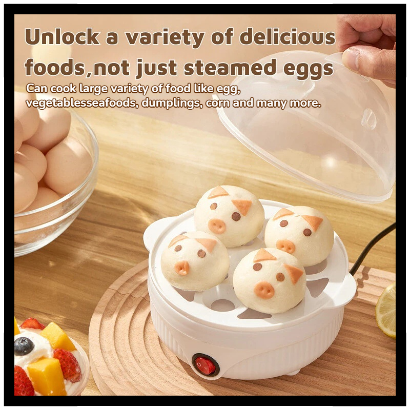 Electric egg boiler Steamer for siomai Breakfast Maker 2 Layers Egg ...
