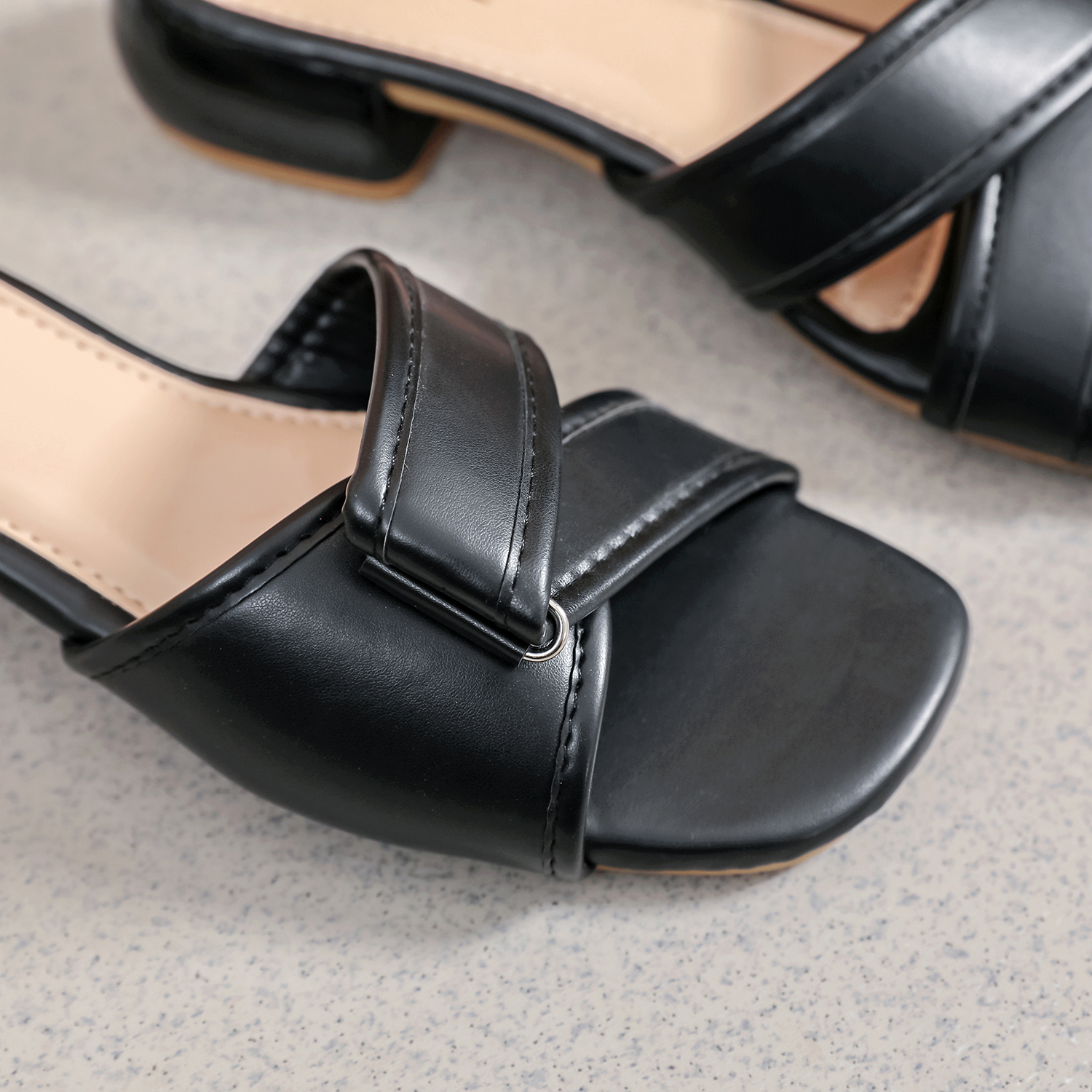 Leya Classy Durable Low Heels Sandal for Women | Shopee Philippines