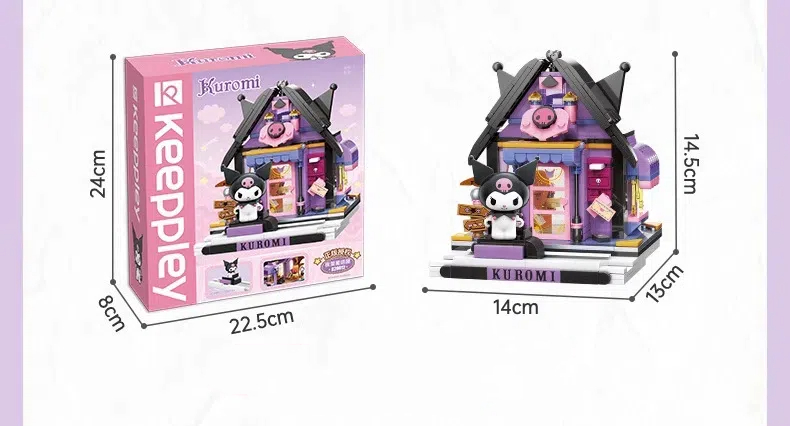 Sanrio Keeppley Lego Building Streetscape Street View LegoBlocks Kuromi ...
