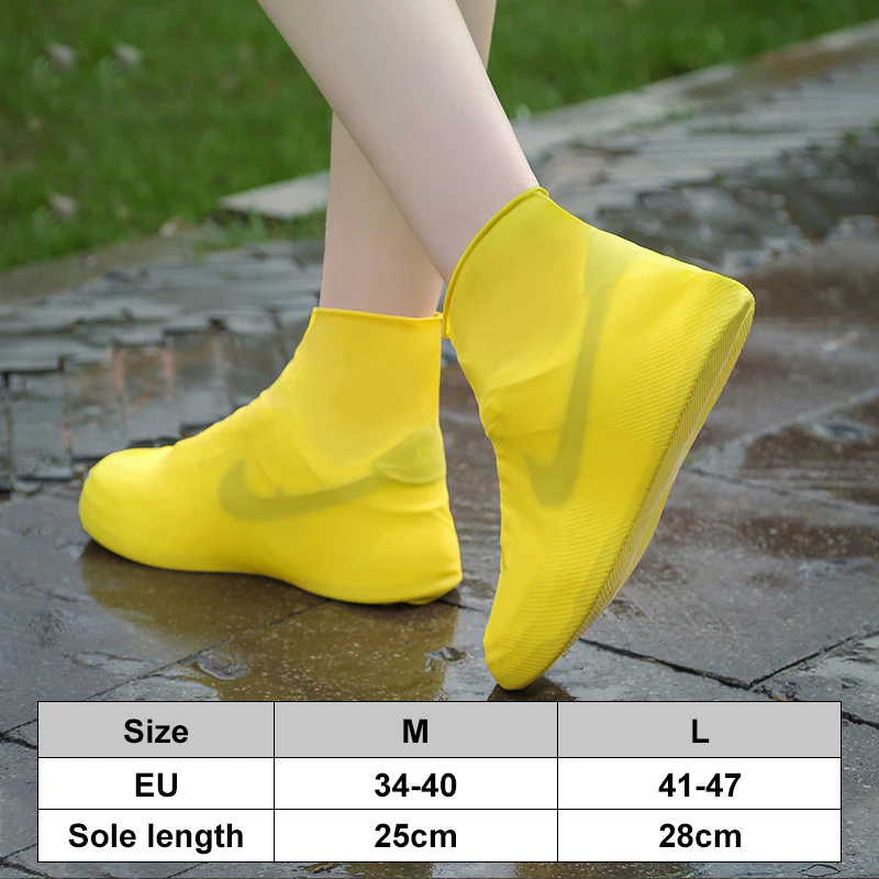 rain shoes cover waterproof shoe cover Rain Boots Shoe Cover Silicone ...