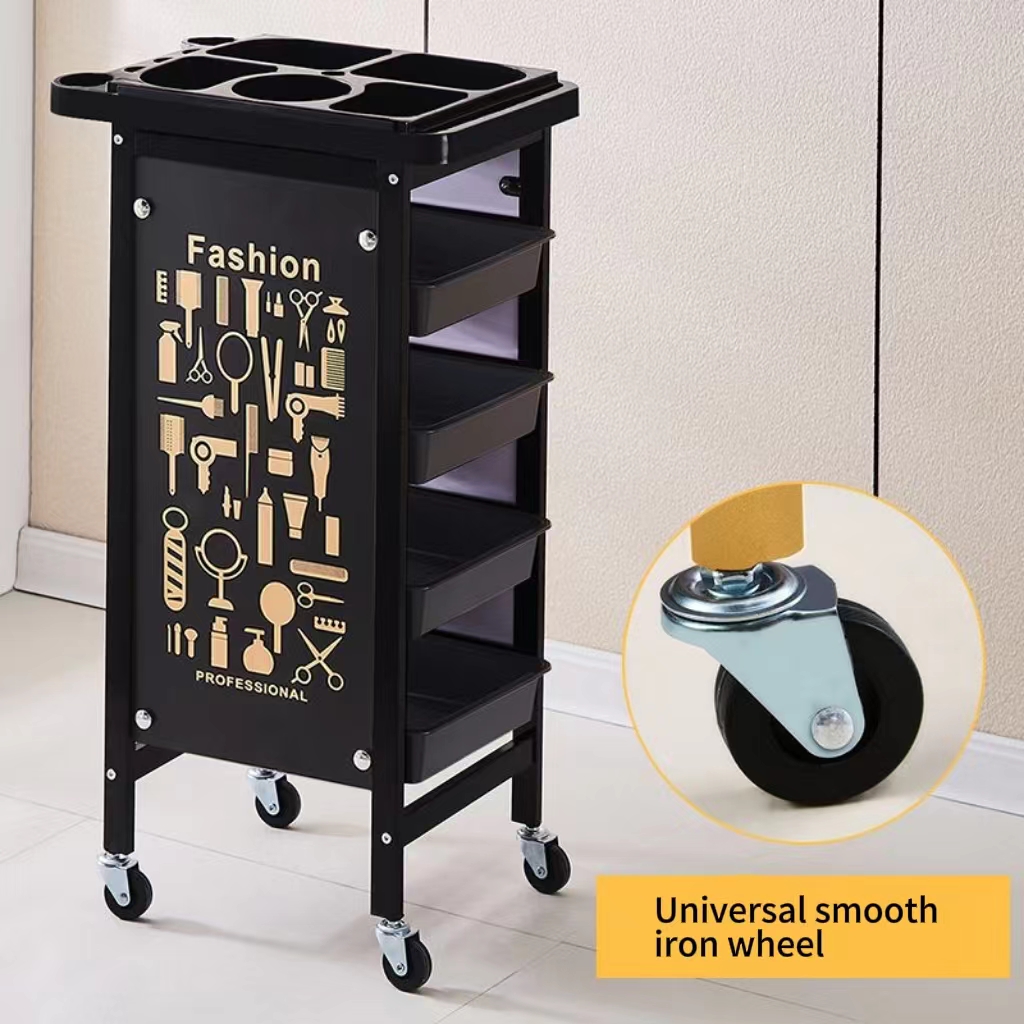 Hair Salon barbershop Beauty Trolley Cart Tools Cabinet Barber ...