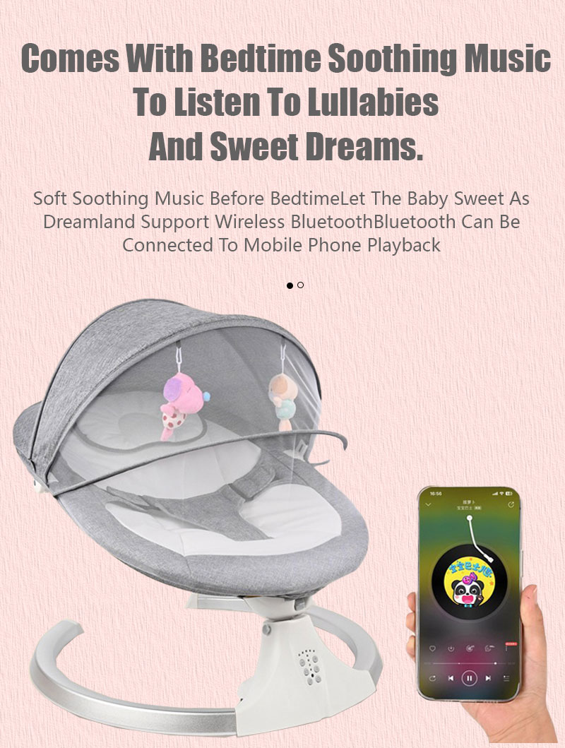 Rabbit Baby Swing Rocker Cradle Electric Adjustable Rocking Chair For ...