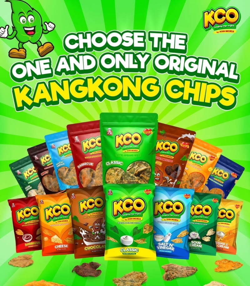 KANGKONG CHIPS ORIGINAL BY JOSH MOJICA Snacks On The Go Ready To Eat ...