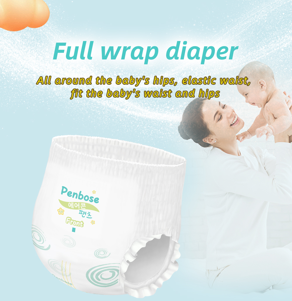 PENBOSE Breathable Baby Diapers S-3XL 50 Pieces TAPES Keep Dry Pants ...