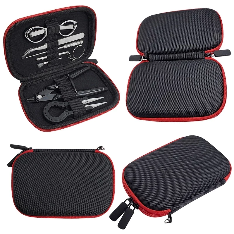 8pcs BLACKSMITH Tool Kit Mini Carry Bag Tweezers Pliers Brusher Wire ...