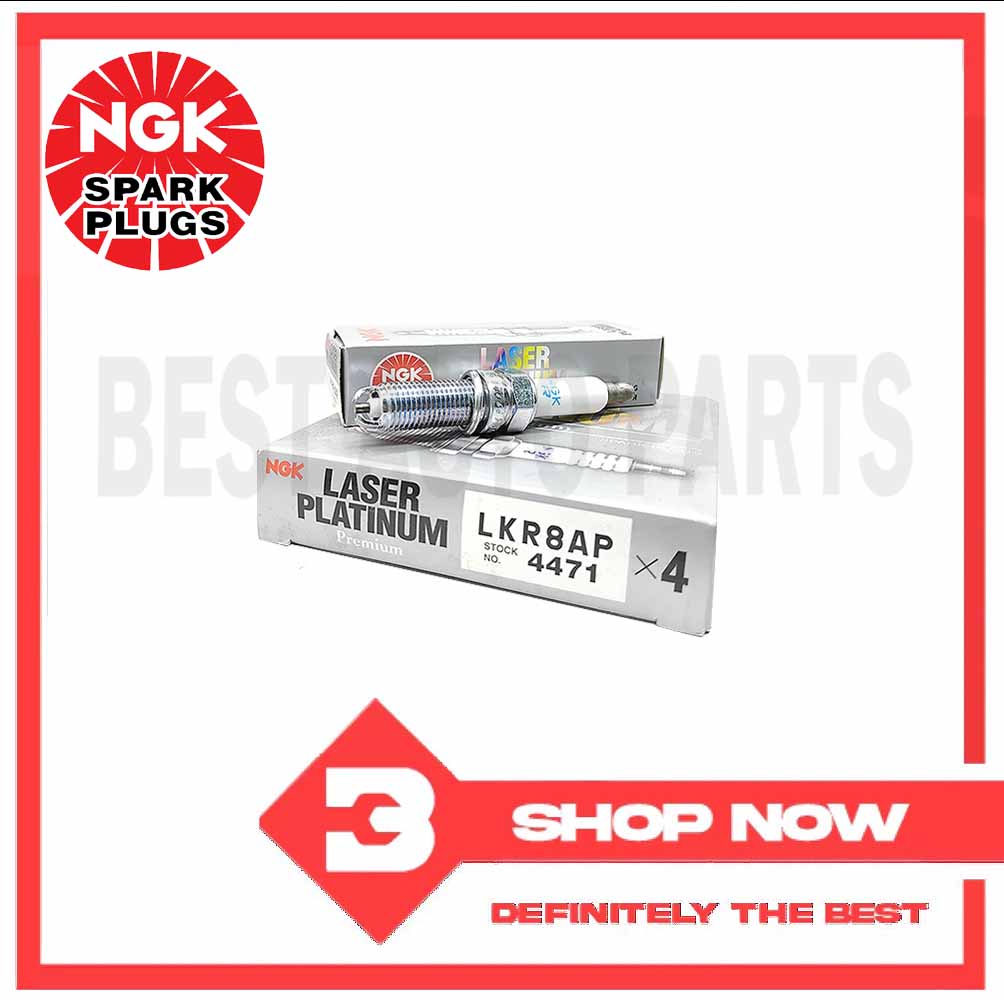 NGK LKR8AP Laser Iridium Spark Plug ( 4pcs / Box ) | Shopee Philippines