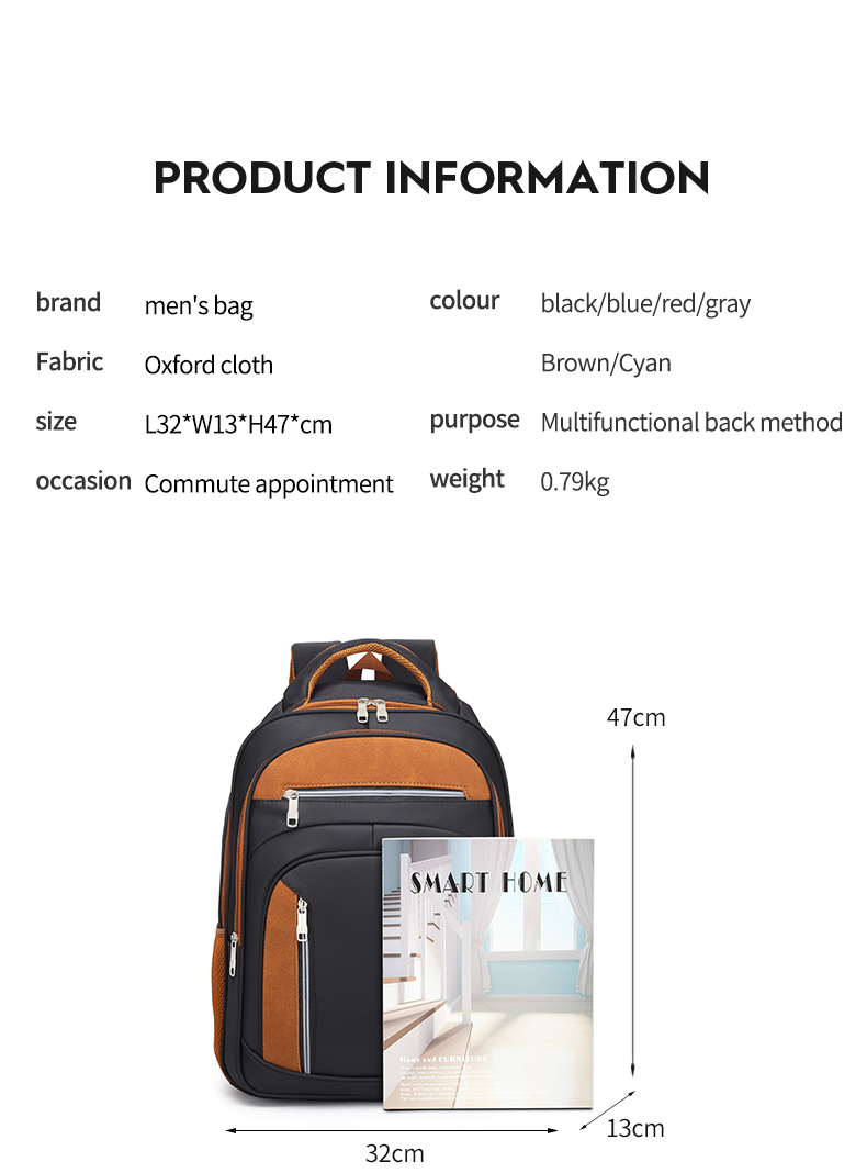 VOLUNTEER Waterproof Laptop Backpack Bag For Men Business Travel Anti ...