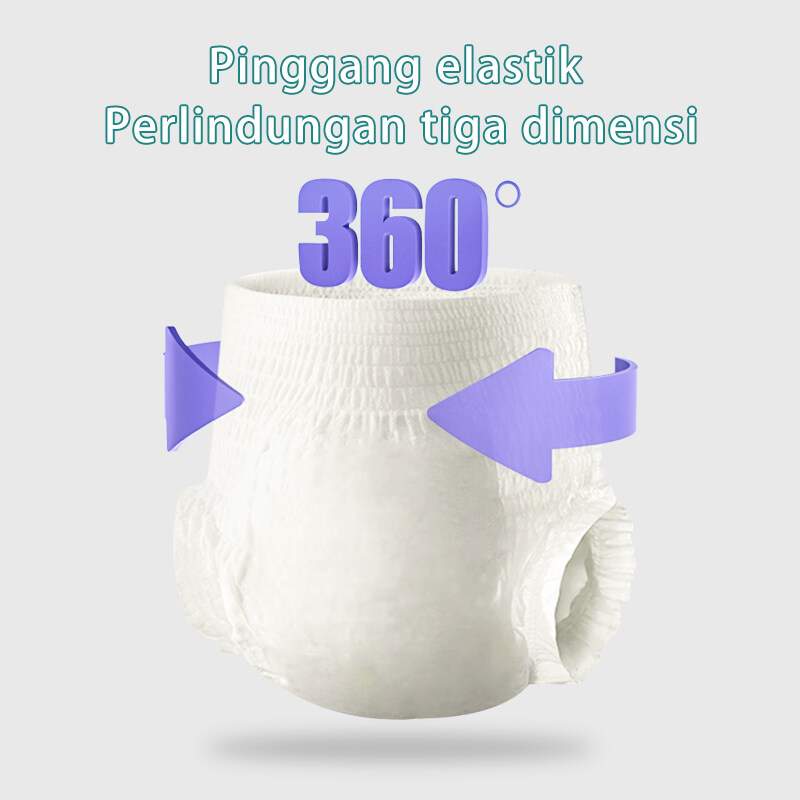 50PCS Adult Unisex Diapers M/L/XL Pull-Up Pants Leak-Proof Strong Absorption Lightweight ...