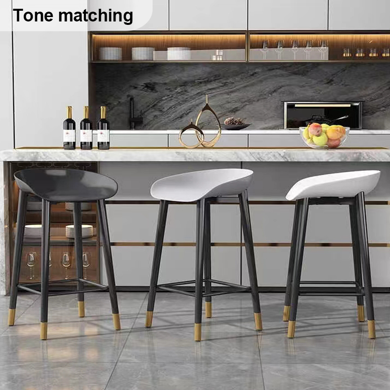 75CM bar stool, modern coffee chair, dining room high stool chair ...