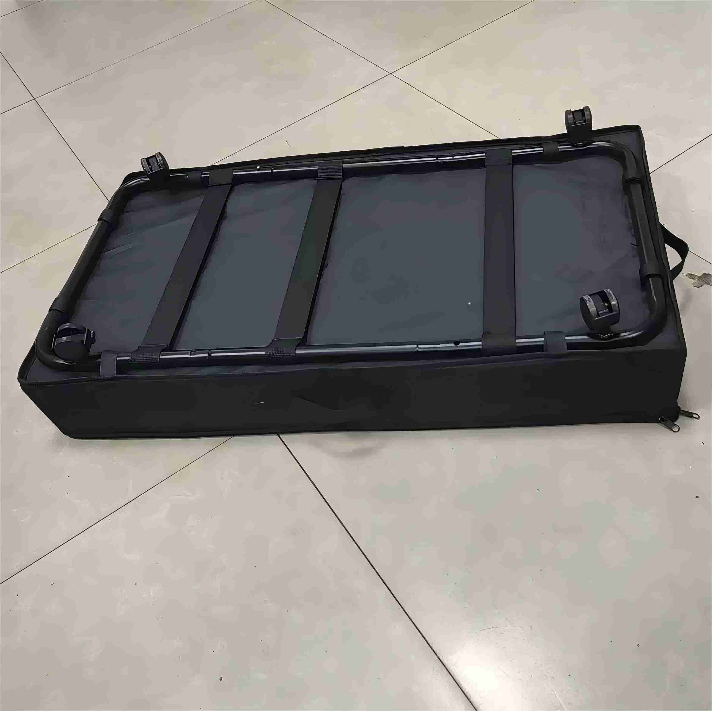 Wheeled bed base storage box - Durable metal material, easy to move ...