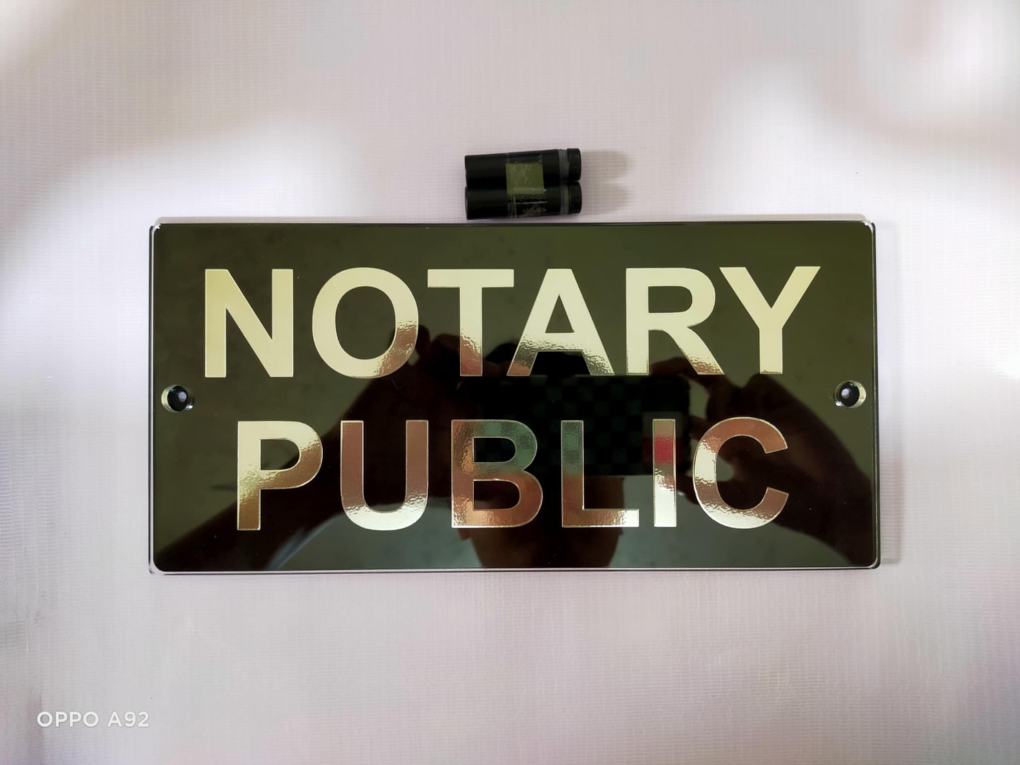 Double Plate Modern House Address Plate Home Door Number Street Address ...